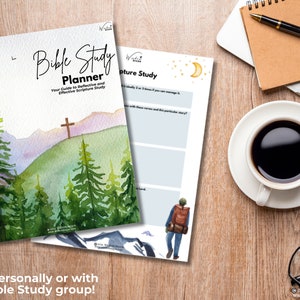 Printable Bible Study Planner - Bible Study Guide and Template ...