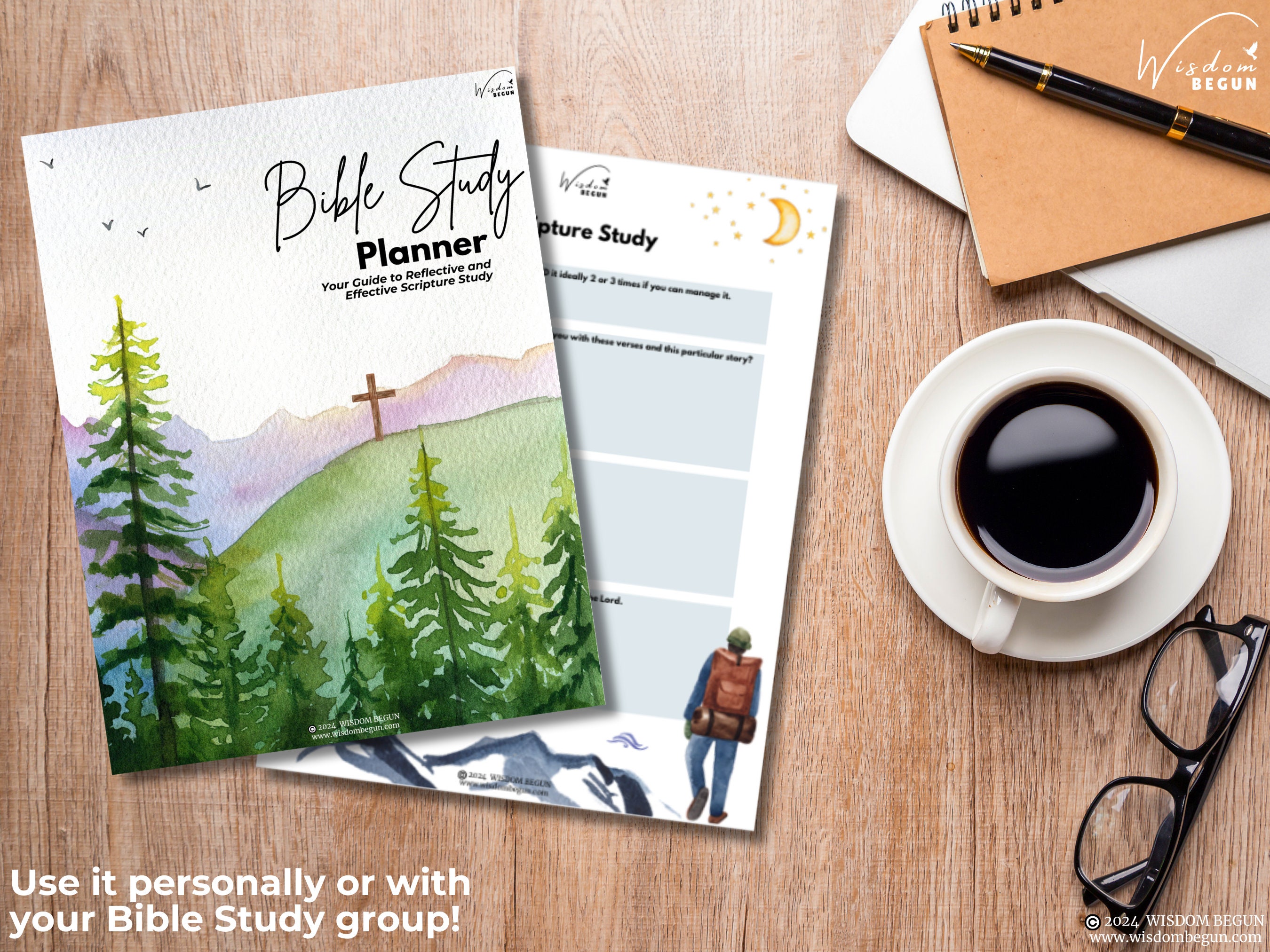 Printable Bible Study Planner - Bible Study Guide and Template ...