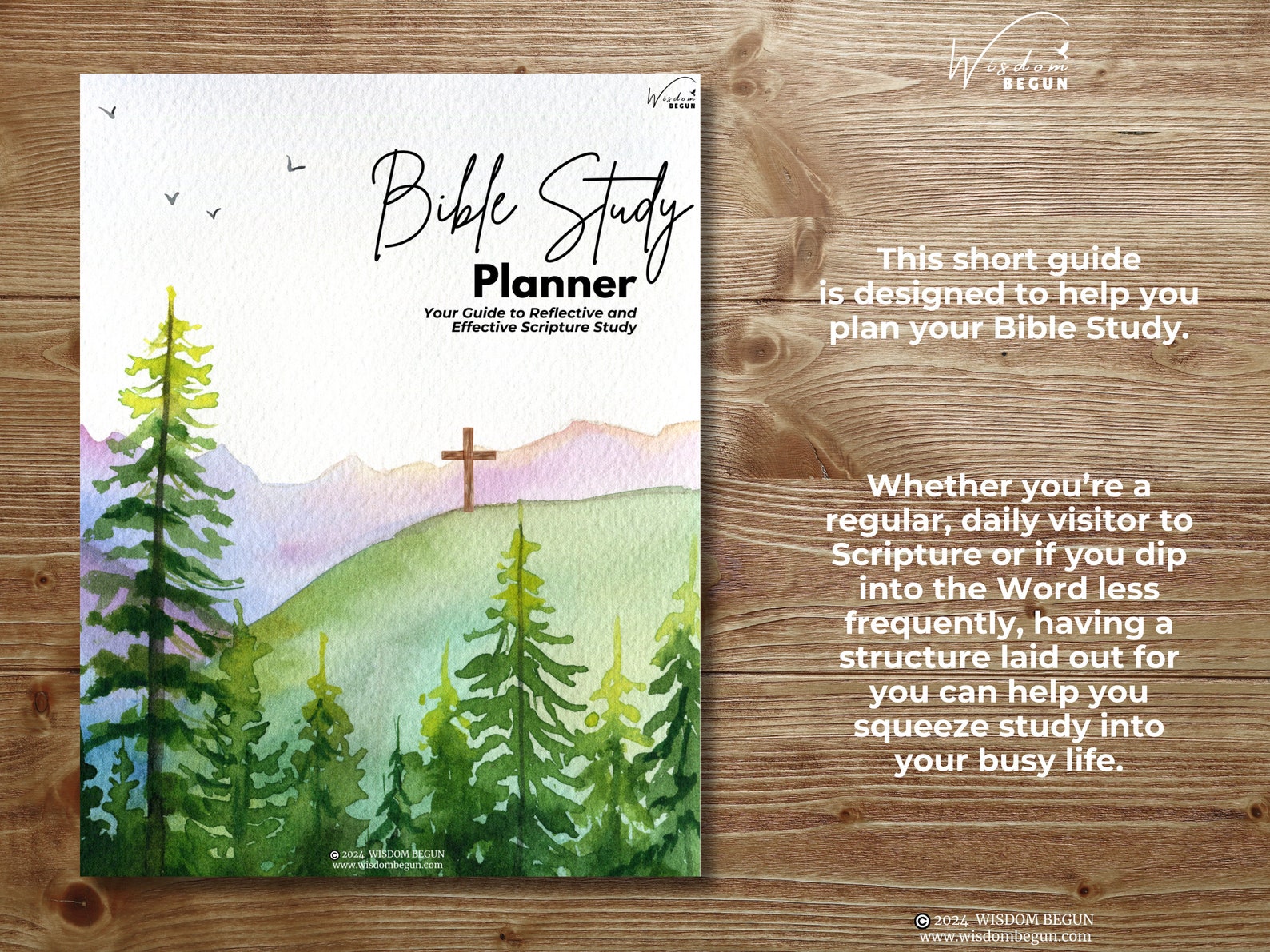 Printable Bible Study Planner - Bible Study Guide and Template ...