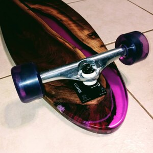 Live Edge Epoxy River Longboard/ Skateboard - Etsy