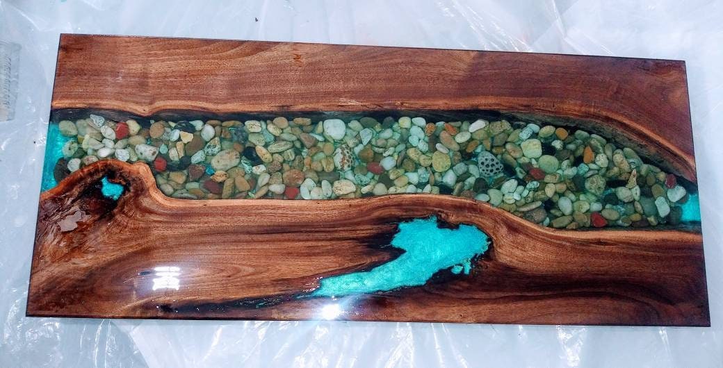 Live Edge Petoskey Stone River Table/ Custom Orders Available - Etsy