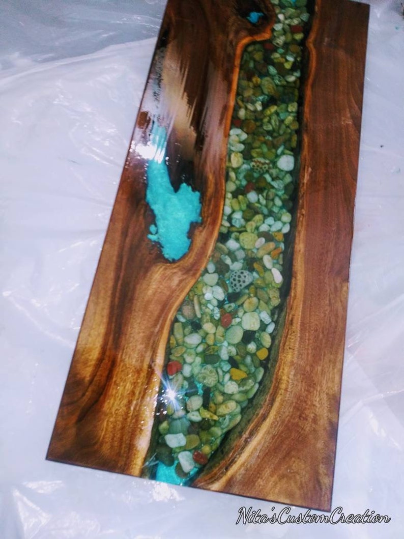 Live Edge Petoskey Stone River Table/ Custom Orders Available - Etsy