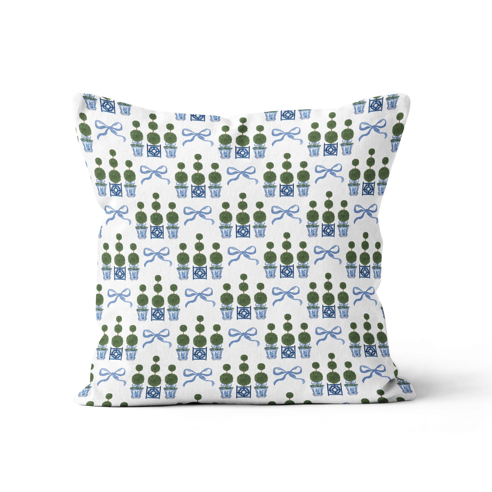 Chinoiserie Topiary Tree Scatter Cushion / Throw Pillow Cover - Etsy