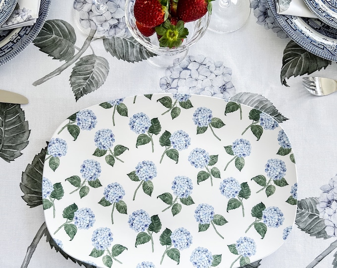 Fitz and Floyd Essentials Hydrangea Plate - Etsy