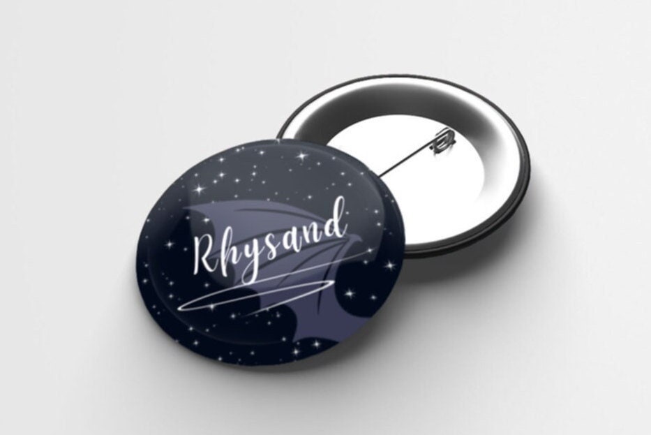 Rhysand Custom Button Pin ACOMAF ACOTAR Pins - Etsy