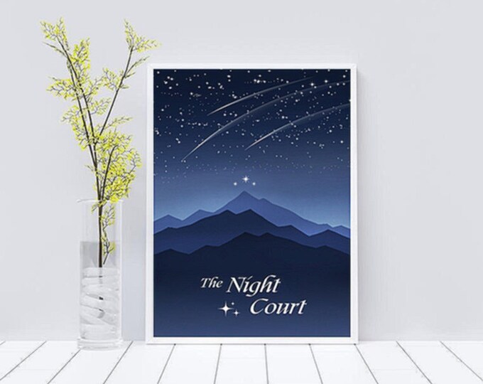 ACOTAR Merch Sarah J Maas Velaris Poster Feyre Rhysand Bookish Wall Art ...