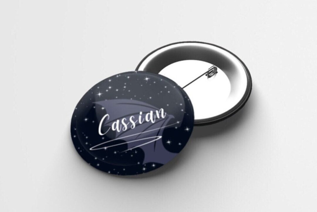 Cassian Custom Button Pin - ACOMAF - ACOTAR Pins - Etsy