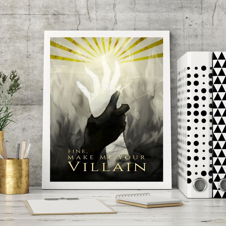 Grisha Trilogy - the Darkling Quote Inspired Wall Art Print - Digital ...