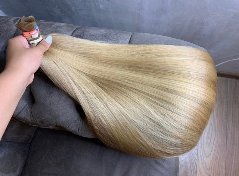Beautiful Russian Slavic Virgin Hair Natural Lightest Golden Blonde 16 ...