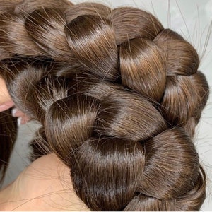 Slavic Russian Premium Virgin Hair Medium Golden Brown 17” - Etsy