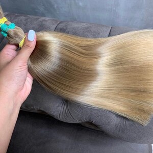 Beautiful Russian Slavic Virgin Hair Natural Lightest Golden - Etsy