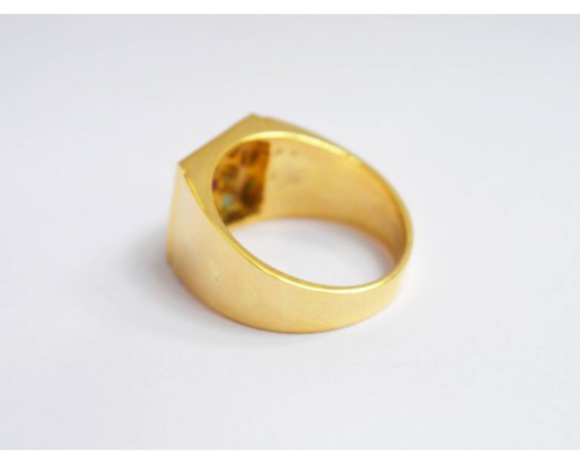 Certified Natural Navratna 9 Gems navgraha Handmade Ring in - Etsy