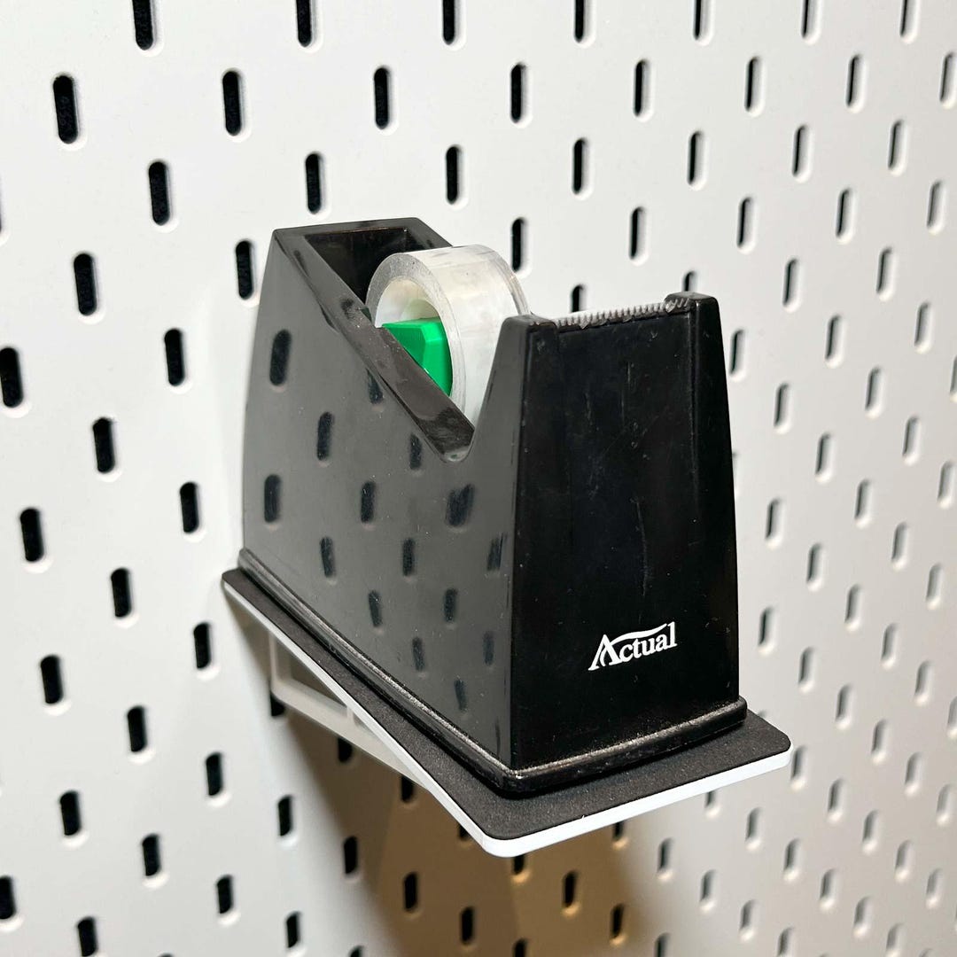 IKEA SKÅDIS Tape Dispenser Shelf - Acrylic Pegboard Organizer - Etsy