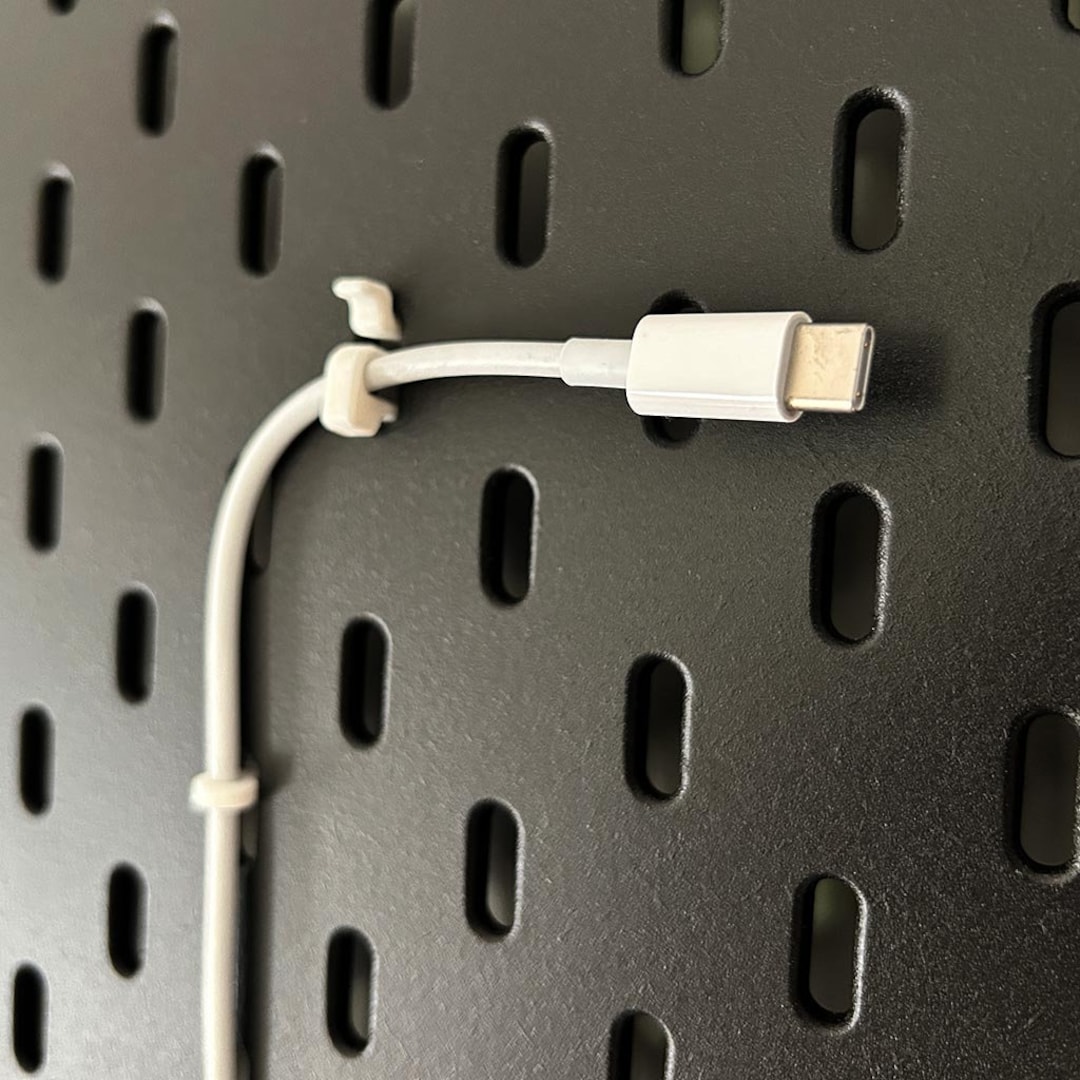 Cable Clips for Easy Cable Routing on IKEA Skådis Pegboard - Etsy