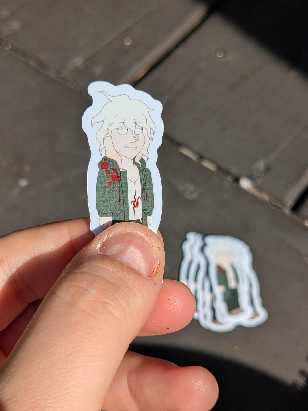 Nagito Komaeda Family Guy Vinyl Sticker - Etsy
