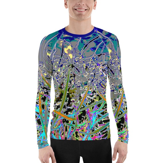 Grass Rash Guard Slim Fit | Etsy