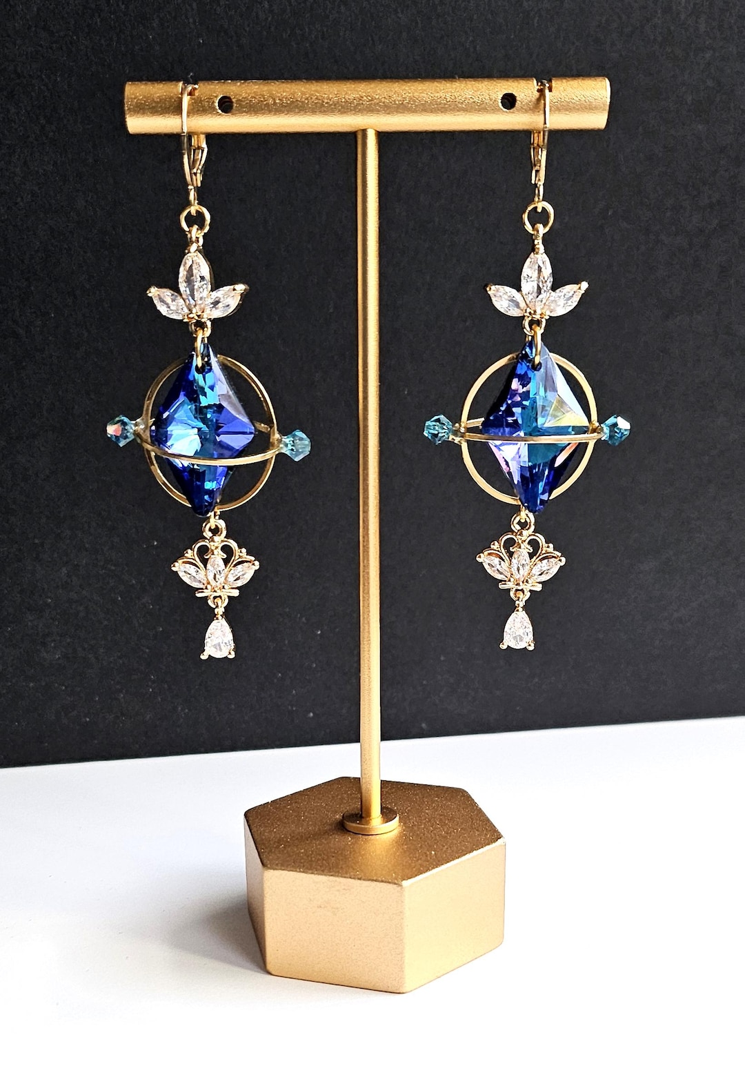 FFXIV - Aetheryte Crystal Inspired Earrings - Etsy