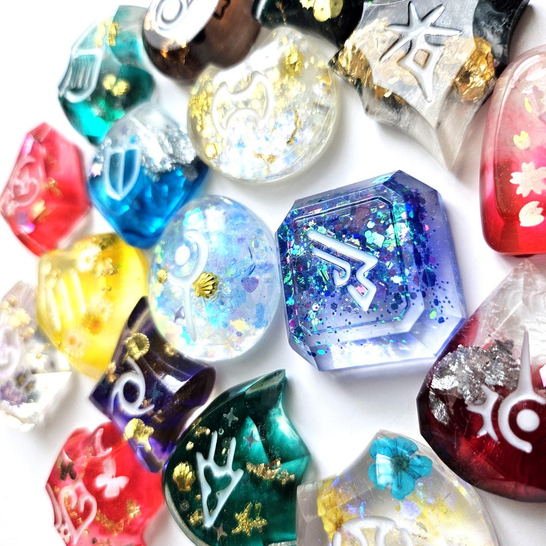 FFXIV Test Stones - Resin Job Stone Soul Crystal - Etsy