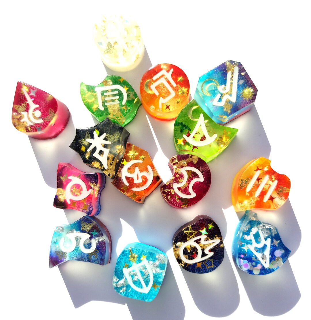 FFXIV Colorful Batch - Resin Job Stone Soul Crystal - Etsy