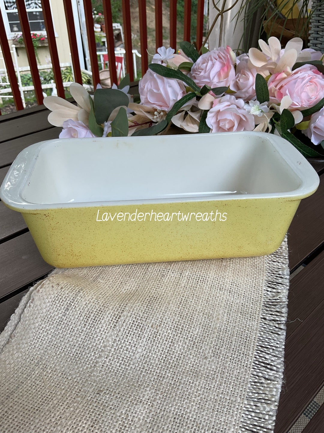 Vintage Loaf Pan/ Pyrex/ Yellow Pyrex Loaf Pan/ Baking Dish - Etsy