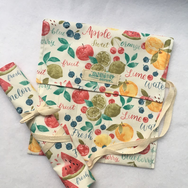 Cutlery Roll Wrap Utensil Wrap Travel Picnic Zero Waste - Etsy