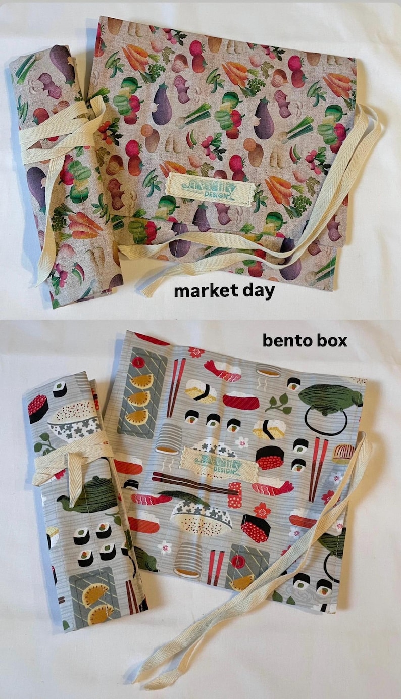 Cutlery Roll Wrap, Utensil Wrap, Travel, Picnic, Zero Waste, Eco ...