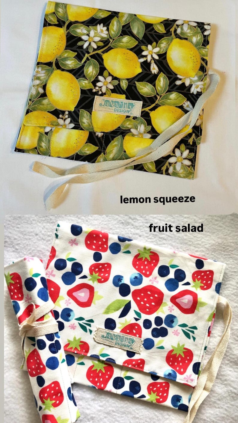 Cutlery Roll Wrap, Utensil Wrap, Travel, Picnic, Zero Waste, Eco ...
