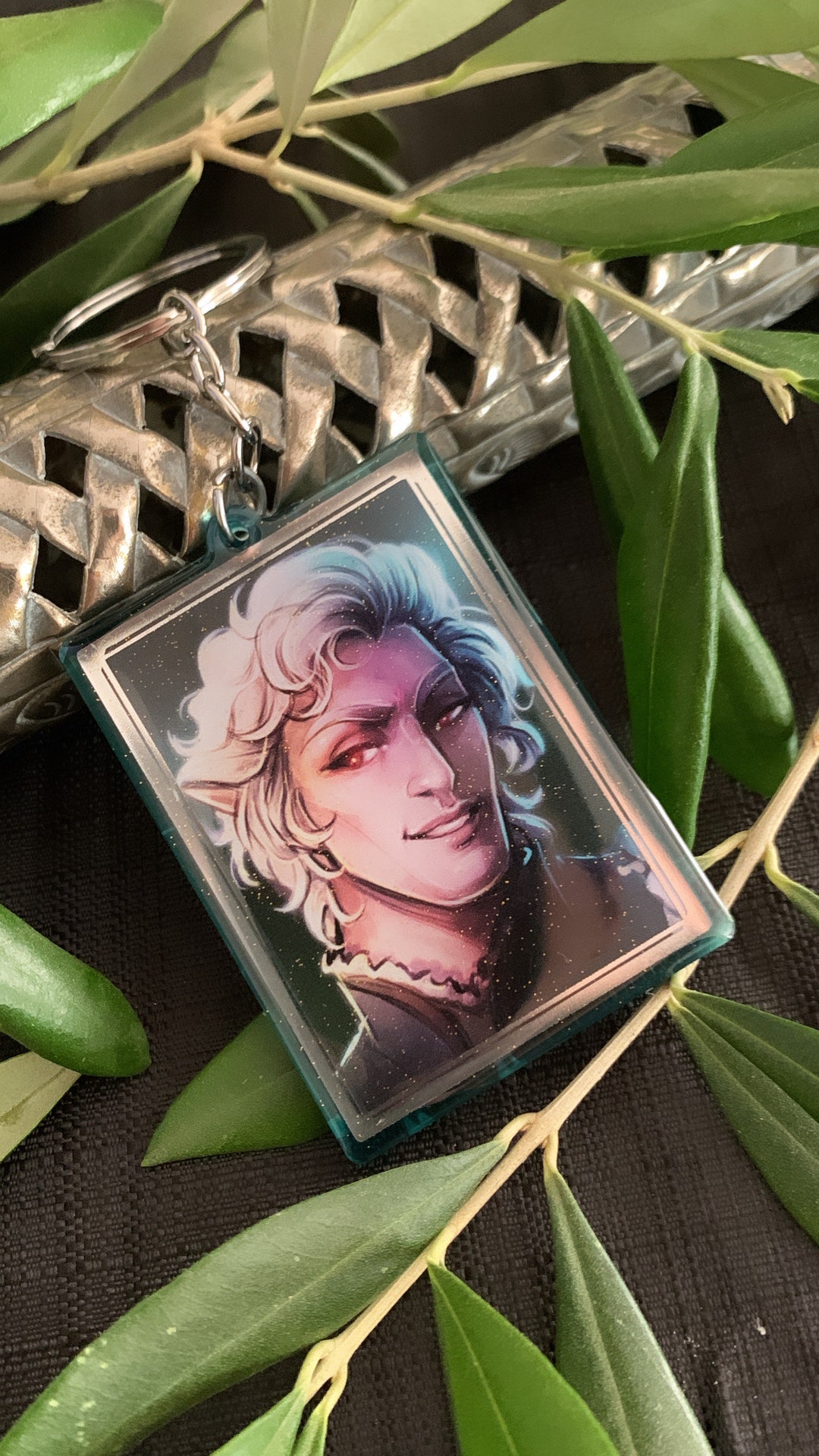 BALDUR'S GATE 3 - Astarion - 7cm Glitter Keychain. - Etsy