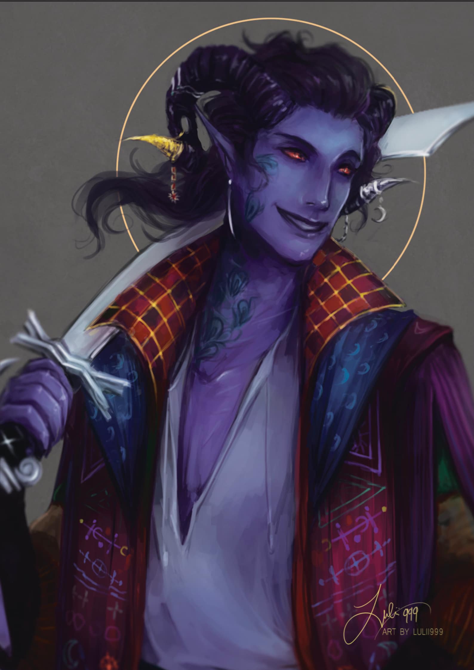 Critical Role PRINT A4 Mollymauk Tealeaf | Etsy
