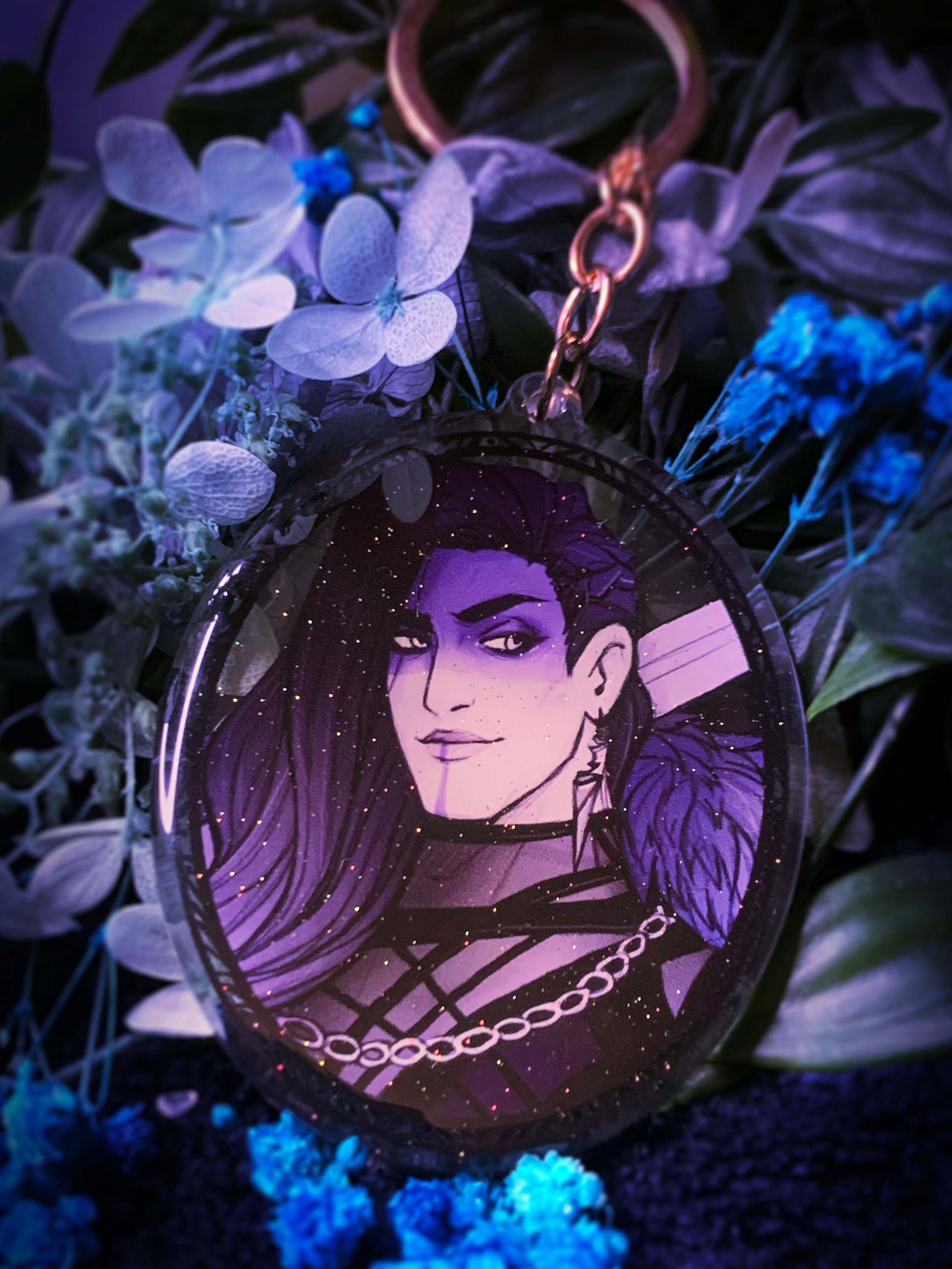 Critical Role Yasha Nydoorin 7cm Acrylic Glitter Keychain - Etsy