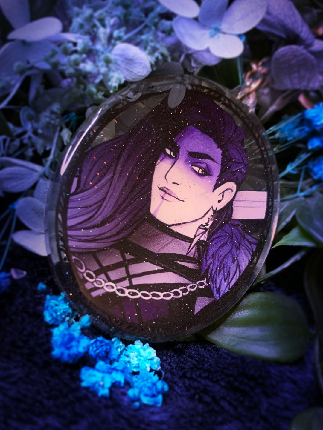 Critical Role Yasha Nydoorin 7cm Acrylic Glitter Keychain - Etsy
