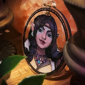 Critical Role - Veth Brenatto - 7cm Acrylic Glitter Keychain - Etsy