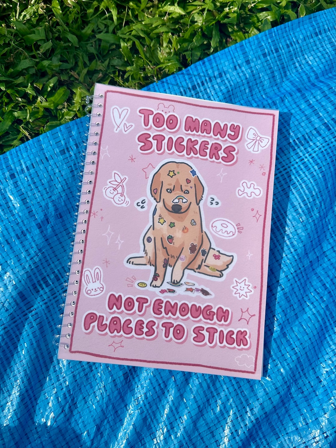 Sticker Hoarder Dog Reusable Sticker Book - Etsy