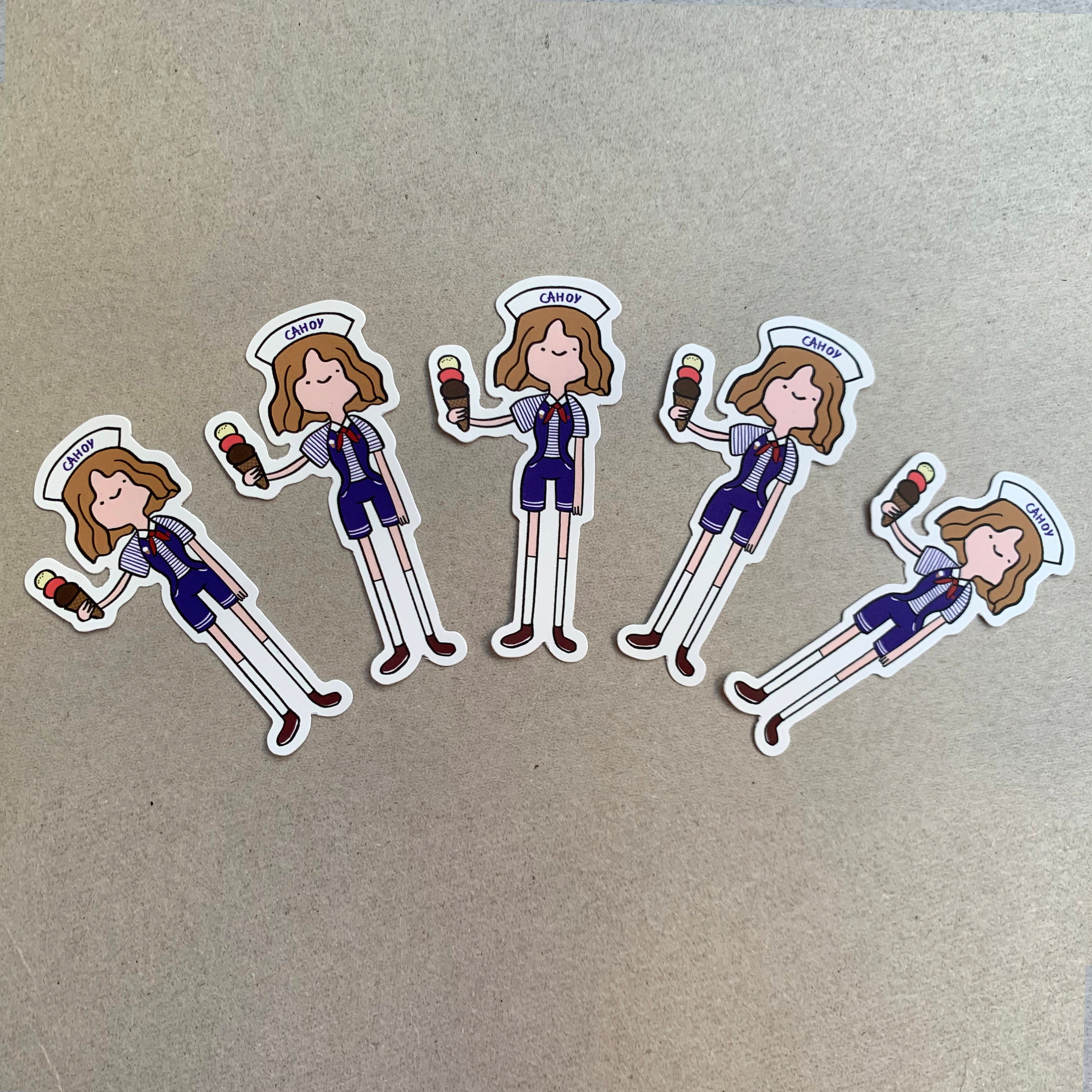 Stranger Things Robin Adventure Time Style Sticker - Etsy