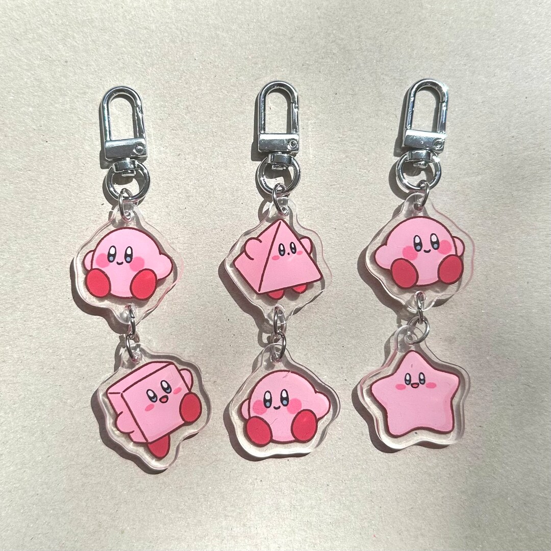 Kirby Shapes Acrylic Charm / Keychain - Etsy