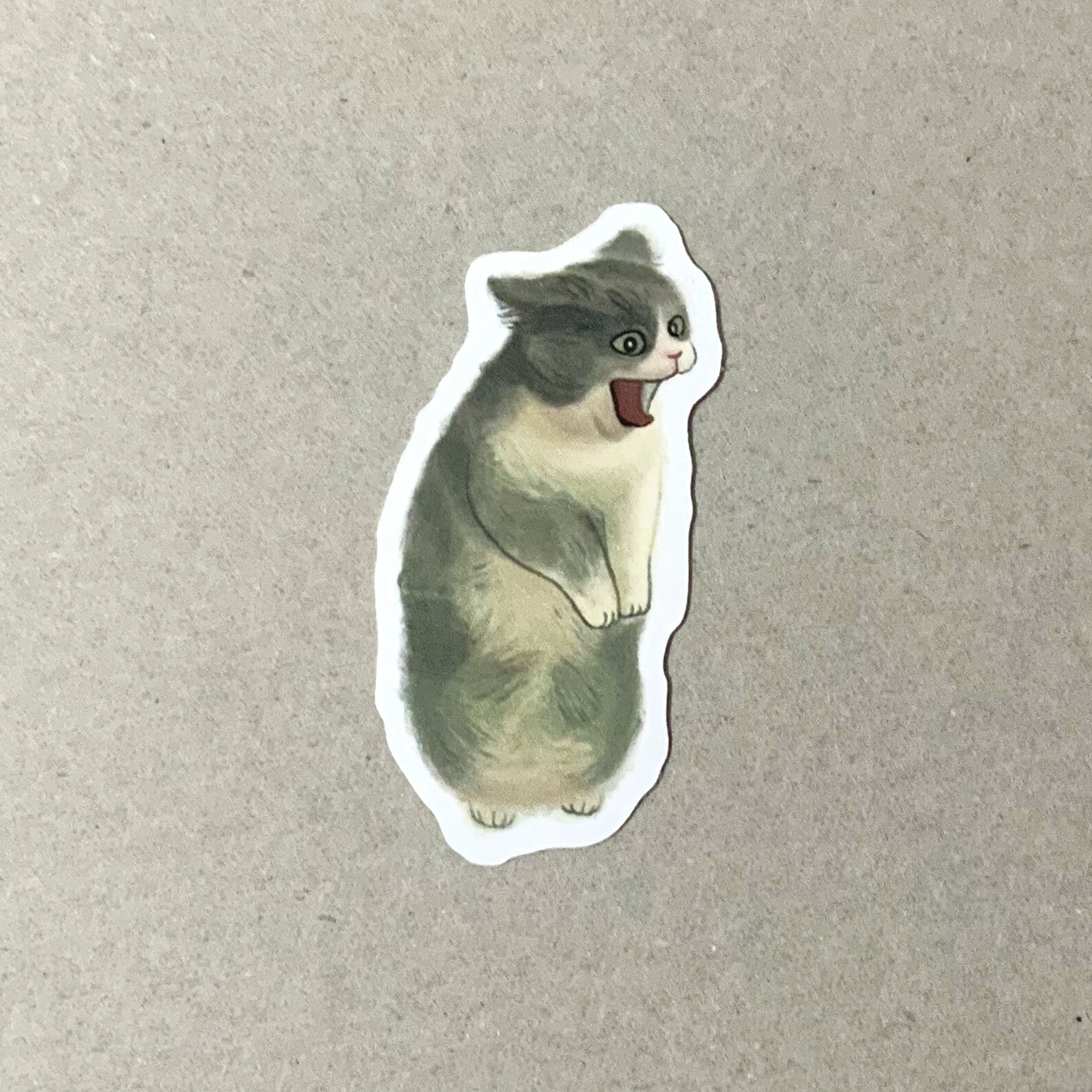 Sad Cat Meme Sticker Set - Etsy