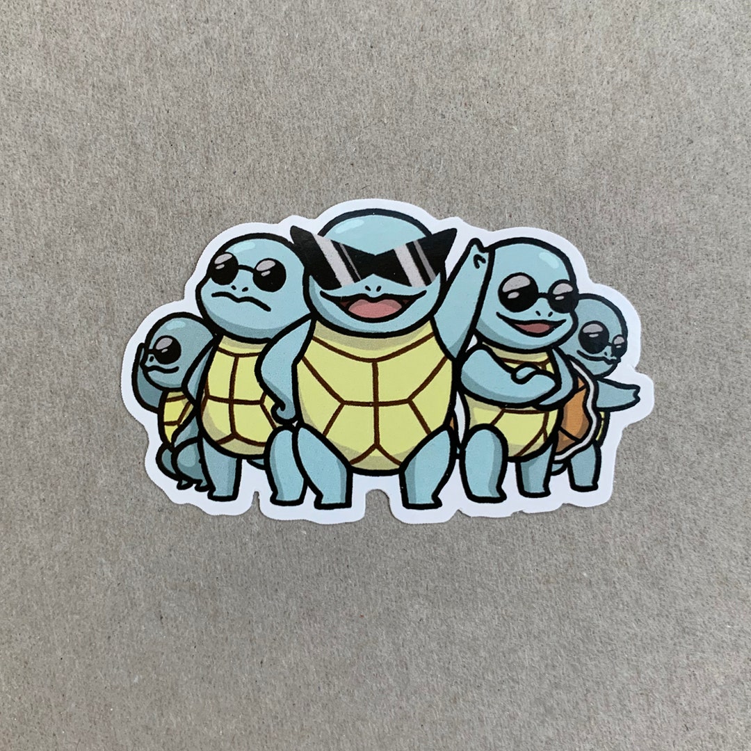 Squirtle Squad Sticker - Etsy