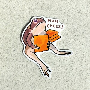Cheez It Frog Sticker - Etsy