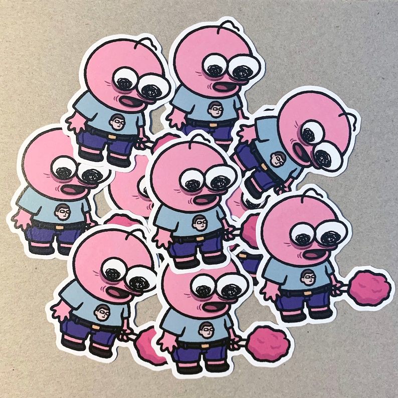 Depressed Pim Sticker / Smiling Friends / Desmond's Big Day Out - Etsy ...