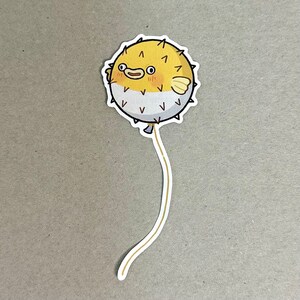Balloonfish Sticker / Pufferfish Sticker / Blowfish Sticker / Puffers ...