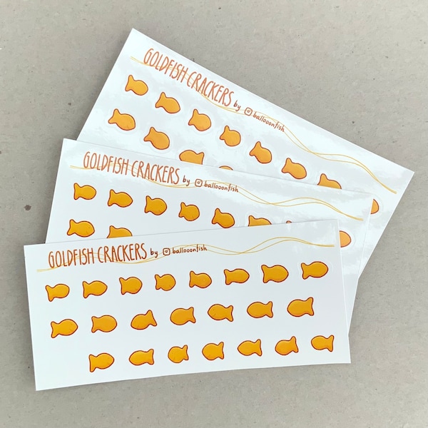 Goldfish Crackers - Etsy