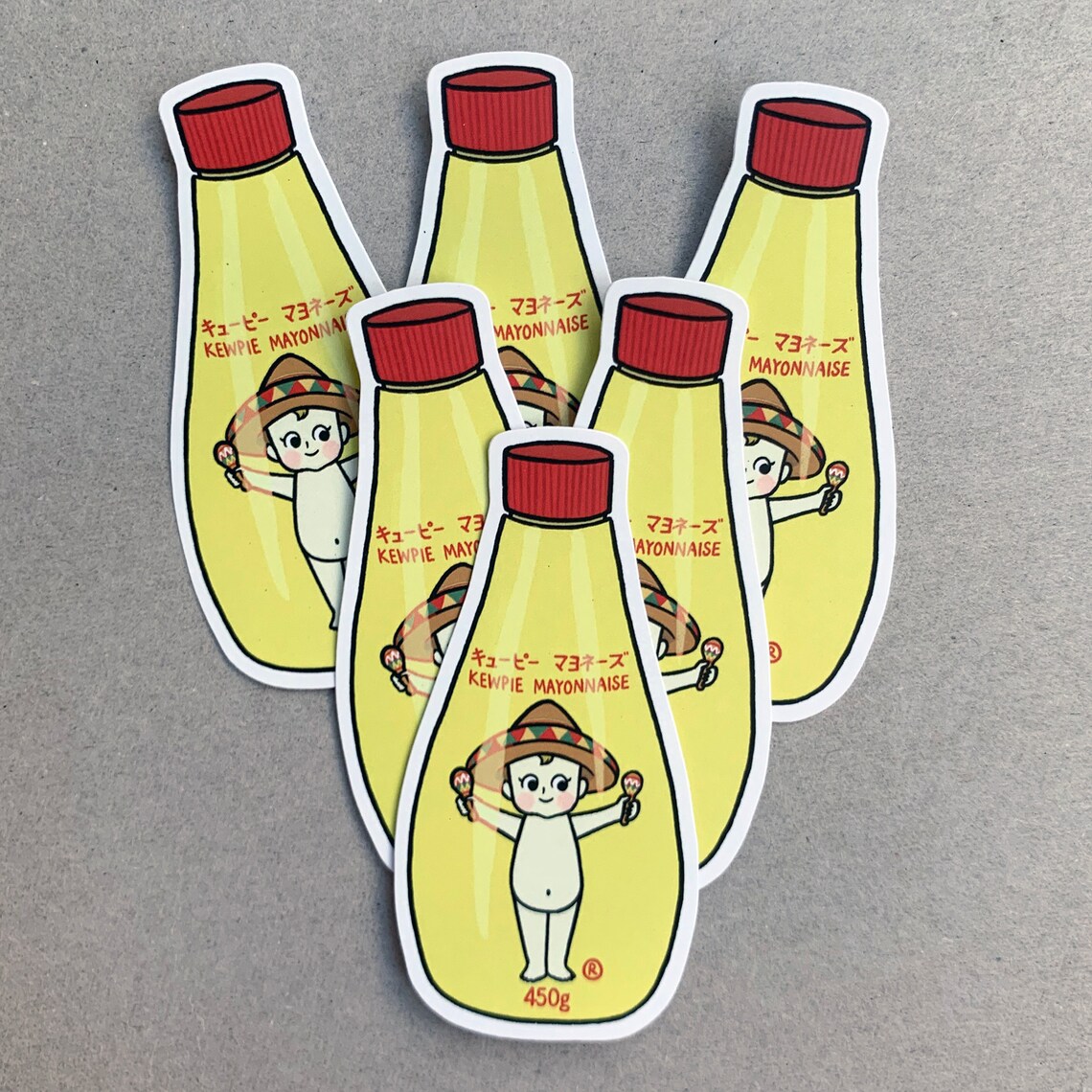 Kewpie Mayonnaise Sticker / Cinco De Mayo Sticker / Cupid Mayo - Etsy