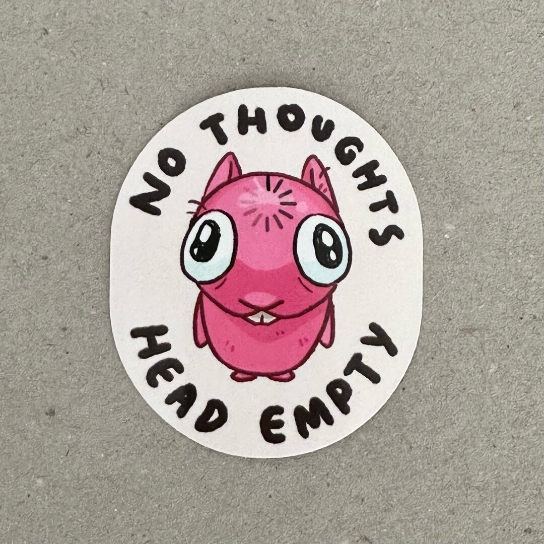 Meepit Head Empty Sticker - Etsy