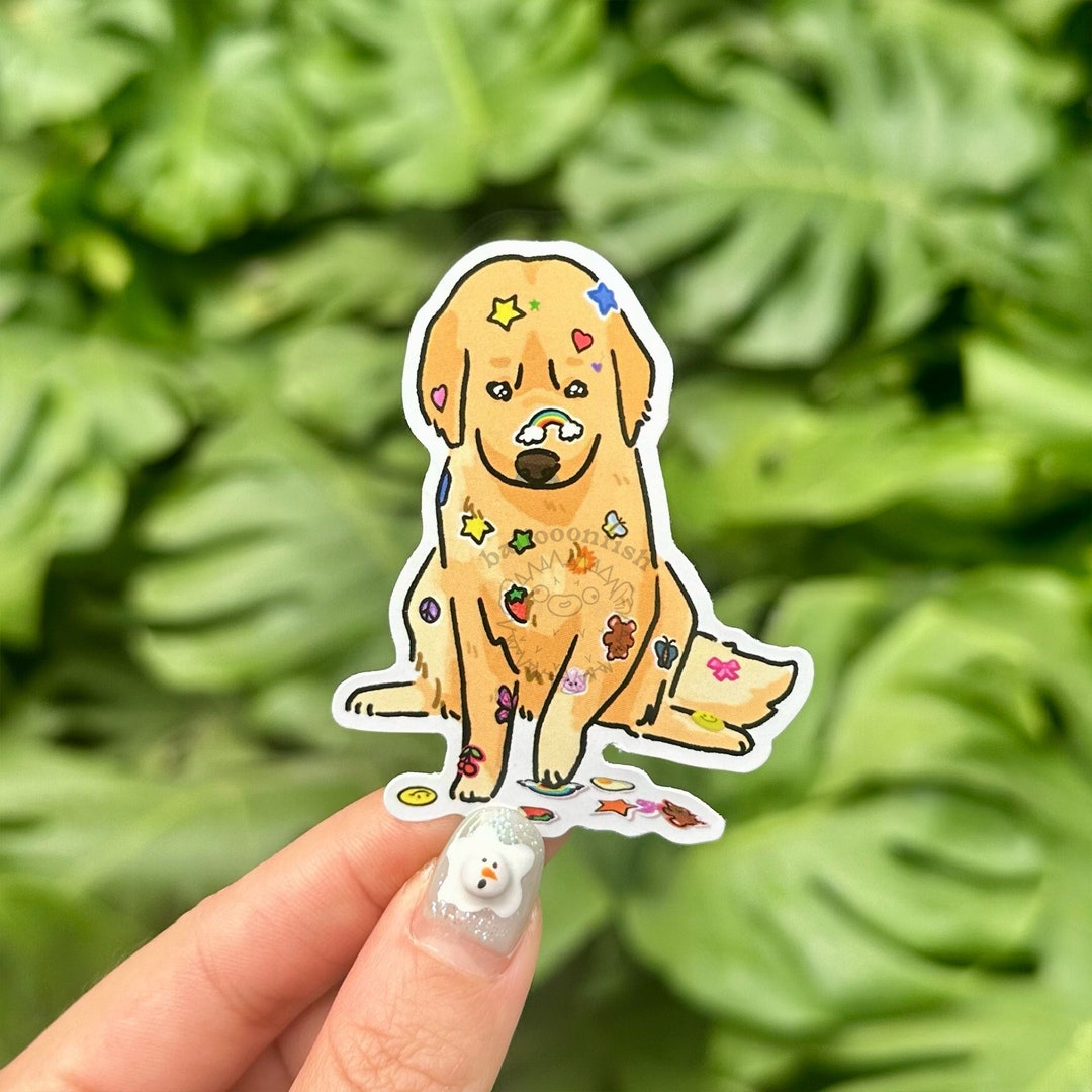 Sticker Hoarder Dog Sticker - Etsy