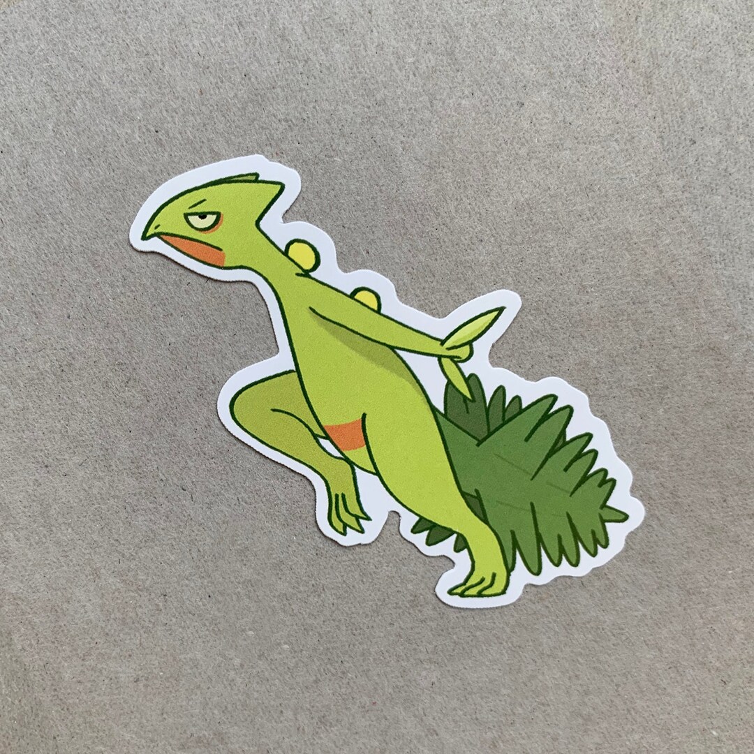 Sceptile Ninja Run Sticker - Etsy
