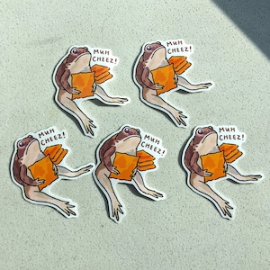Cheez It Frog Sticker - Etsy