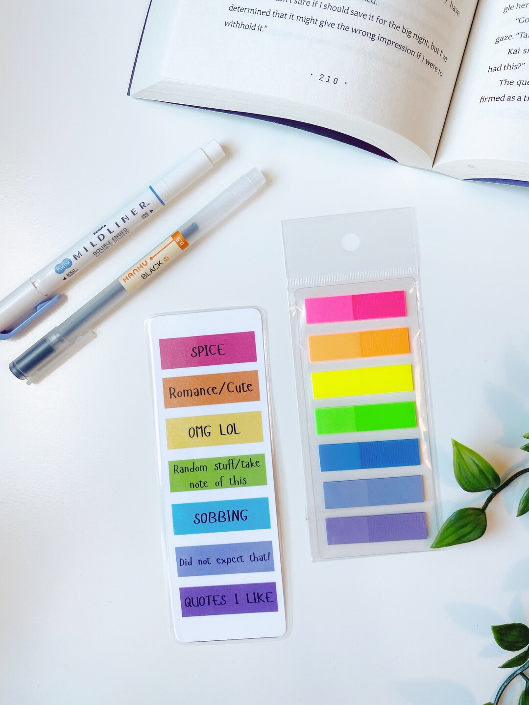 ORIGINAL ANNOTATING KIT Booktok Annotation Tabs Bookish - Etsy Canada