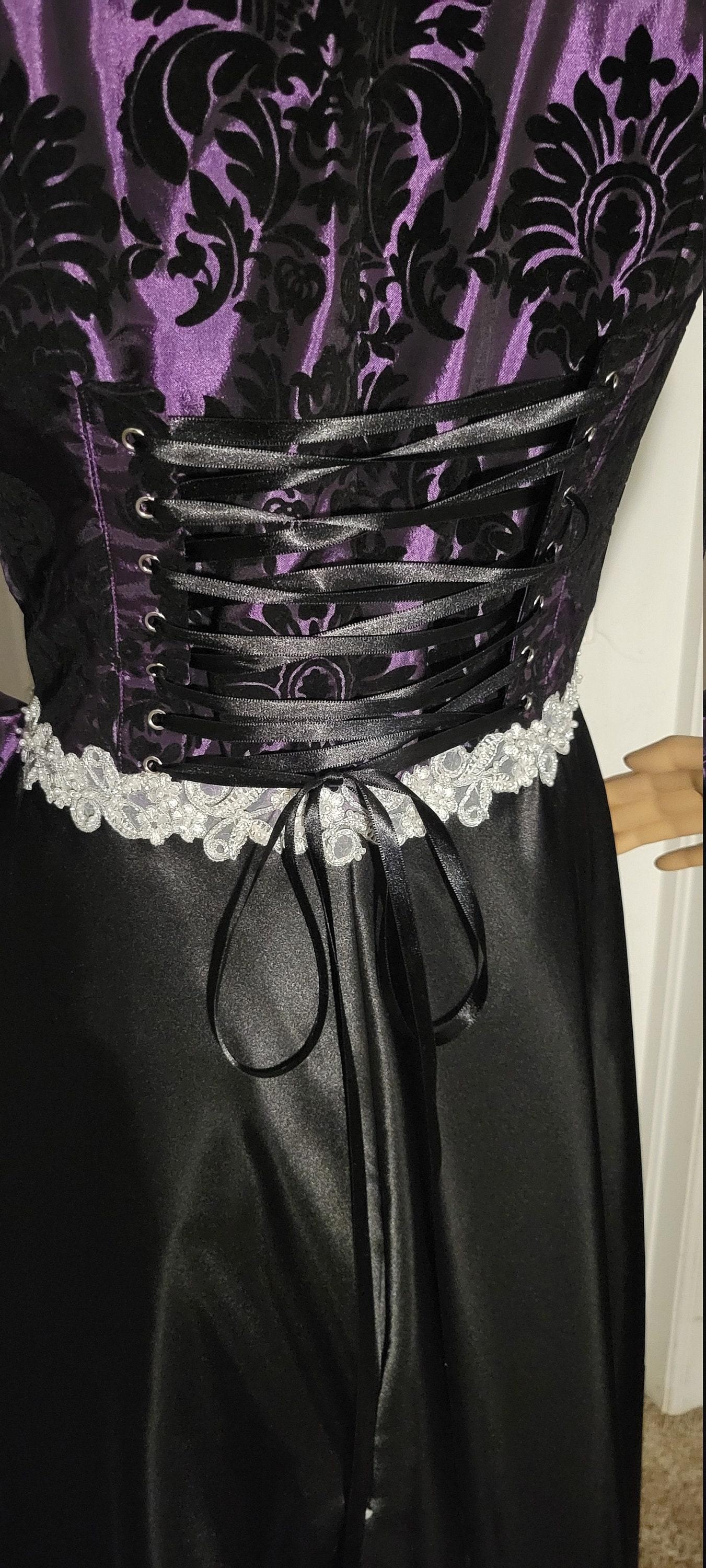 Handmade Purple and Black Renaissance/pirate/ Vampire Gothic Coat ...