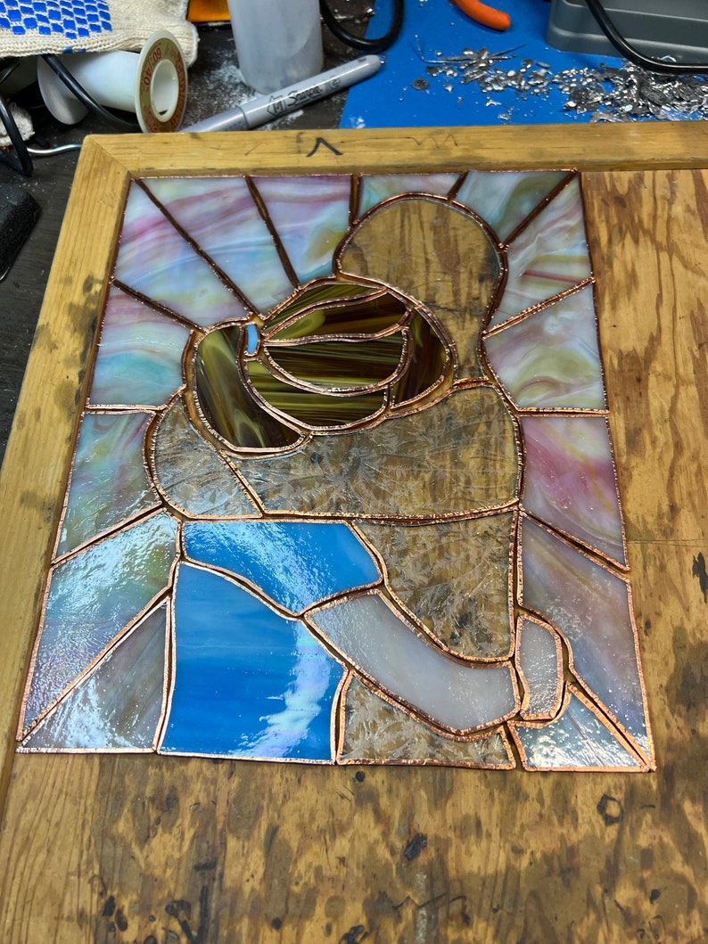 Custom Stained Glass Memorial - Etsy