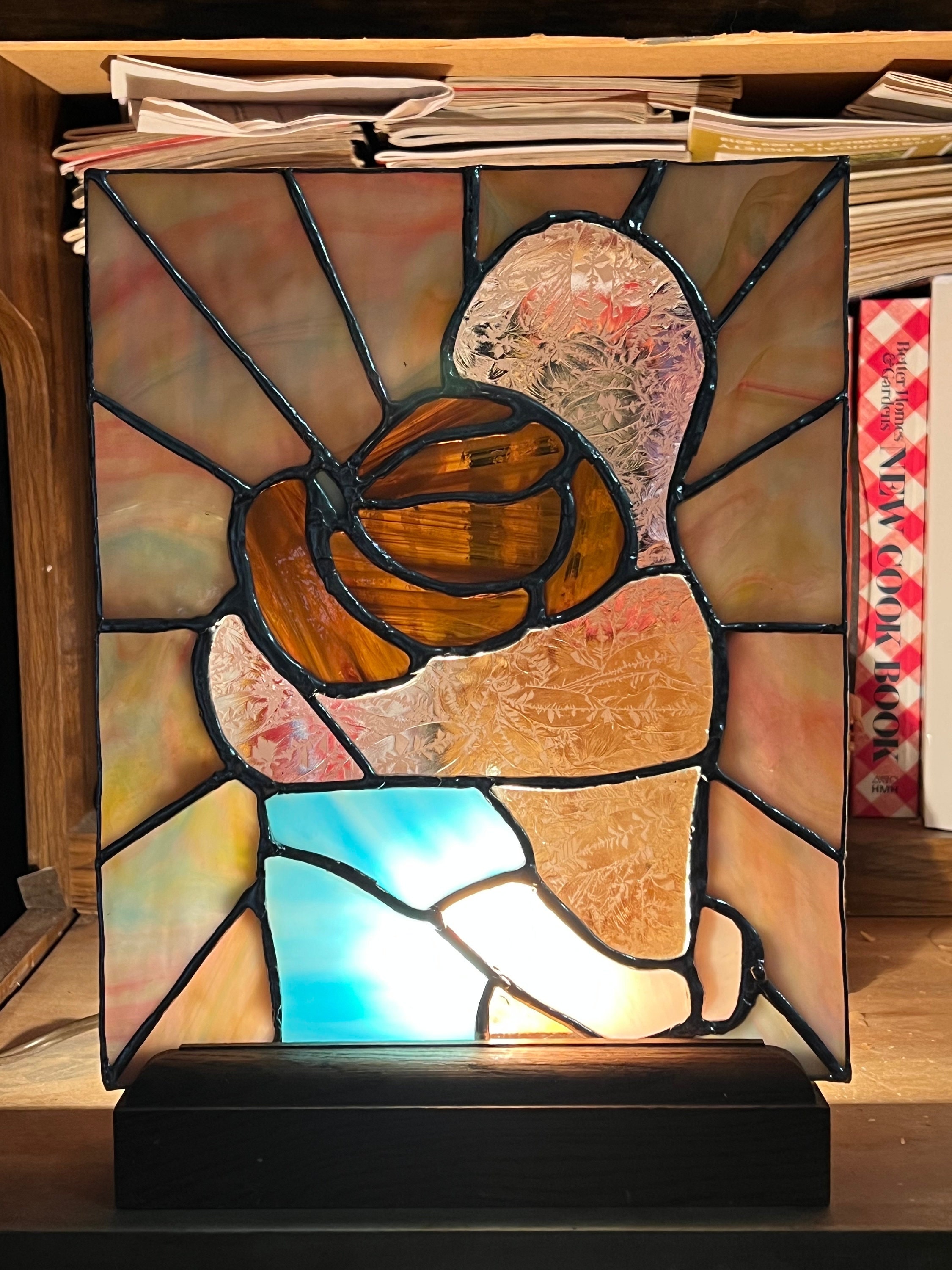 Custom Stained Glass Memorial - Etsy